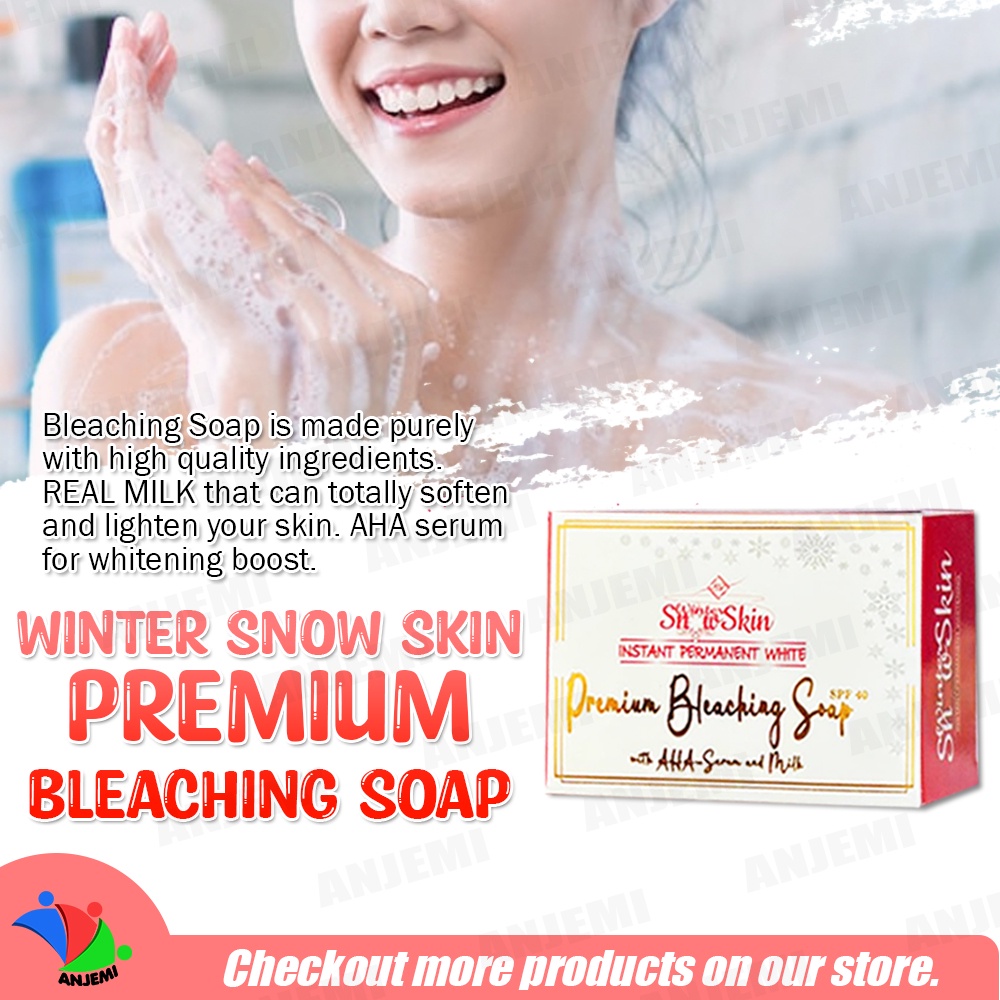 Winter Snow Skin Premium Bleaching Soap 135g Whitens, Glowing Skin ...