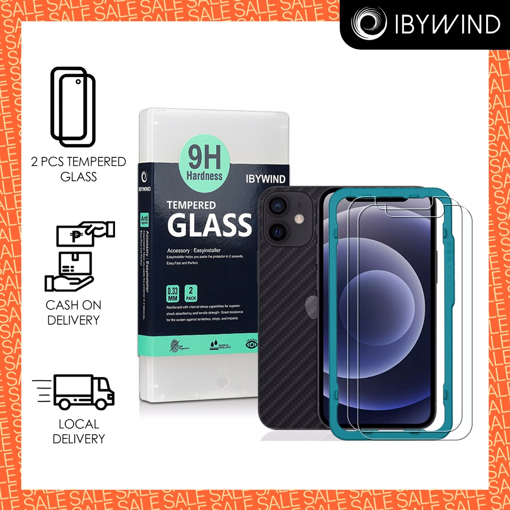Ibywind Tempered Glass Screen Protector For iPhone 12 Mini(5.4'') [2PCS ...