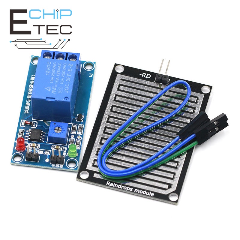 Dc 12v Snow Raindrops Detection Sensor Module Rain Weather Module Humidity For Arduino Relay