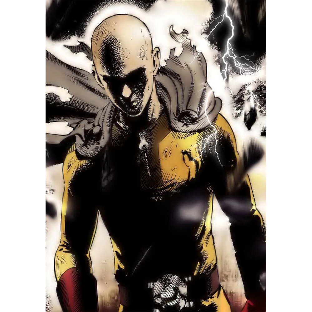 One Punch Man Anime Poster Vintage Posters Home Room Art Wall Posters Shopee Philippines