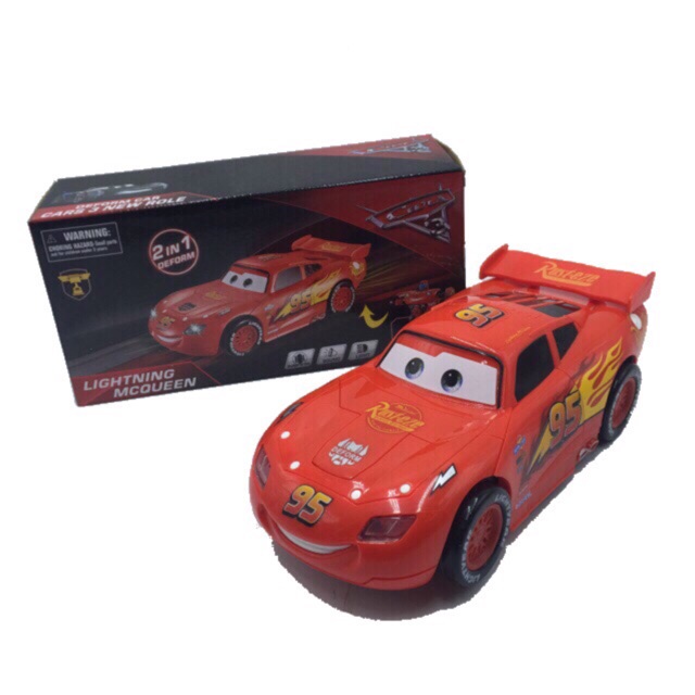 2in1 lightning McQueen TRANSFORMER TOYS FOR KIDS | Shopee Philippines