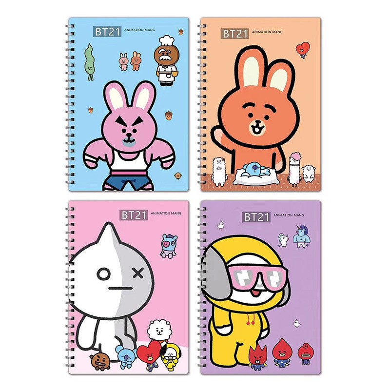 Cute Animal Hard Plastic Cover Notebook A5 45 Pages | Shopee Philippines