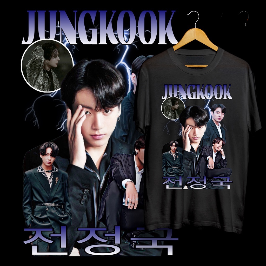 Tee_home/T-Shirt Unisex Bootleg Shirt BTS Clothes Jung Kujin For Women ...