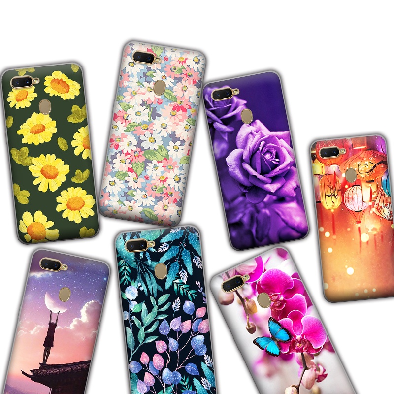 OPPO A12 A5S A7 Printed Cartoon Pattern Back Protective Case Cover For ...