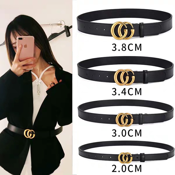 Belt C Korean Fashion Women Belt Lady Belts Leather Metal Buckle Waist ...