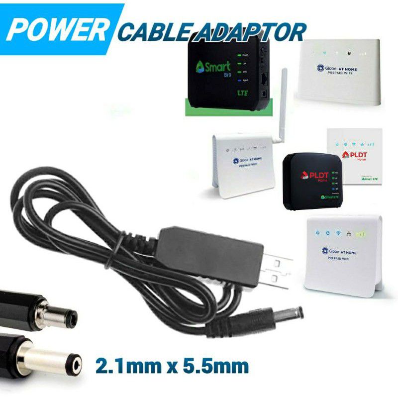 USB to 12V power adaptor 5V/12V connector compatible to any 12v device ...