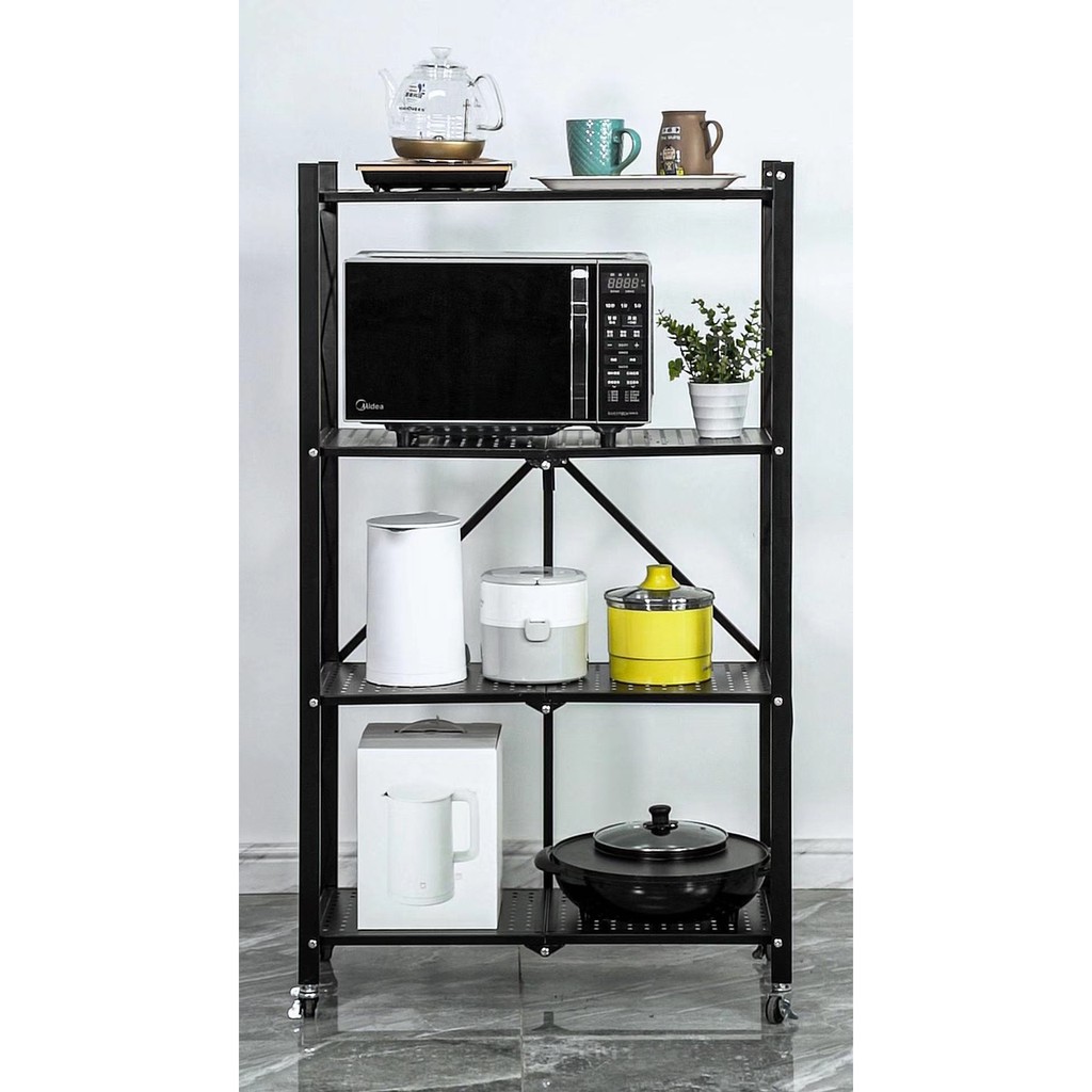 foldable steel rack 4 layers | Shopee Philippines