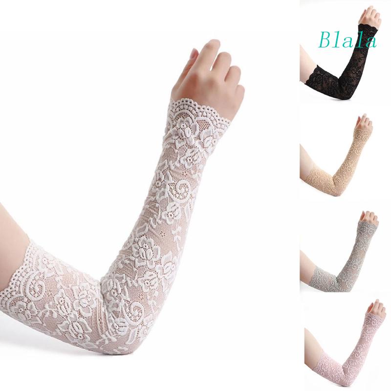 Blala Lace Arm Sleeve Tattoo Cover Up Breathable Fake Sleeves For ...