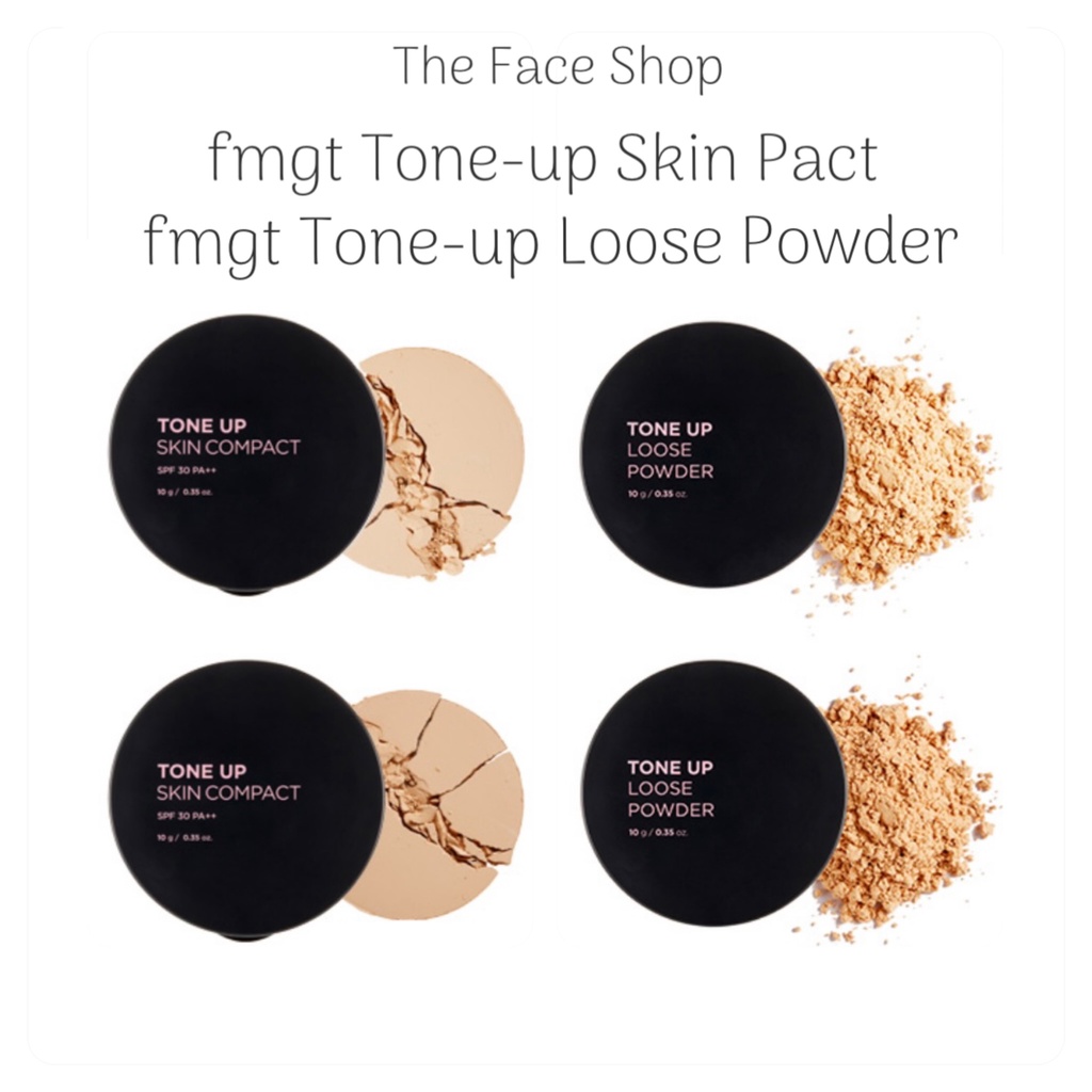 [The Face Shop] fmgt Tone-up Skin Pact SPF30 PA++ V201 Apricot Beige ...