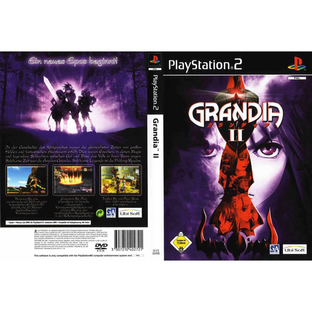 Ps2 Game Grandia II Cassette | Shopee Philippines