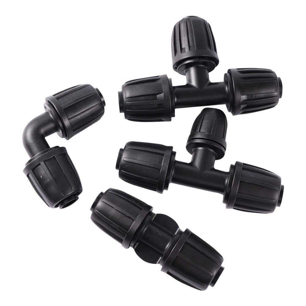 16mm PE Pipe Lock Nuts Connectors Garden Water Connector Gardening ...
