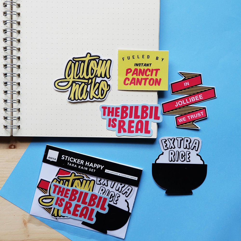 ANIYA CLOTHING Sticker Happy Set Waterproof Stickers Journal Laptop ...