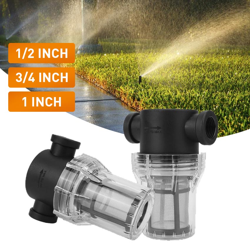 High Flow Irrigation Pipe Filter 3/4 inch 1/2 inch 1 inch Water Pipe ...