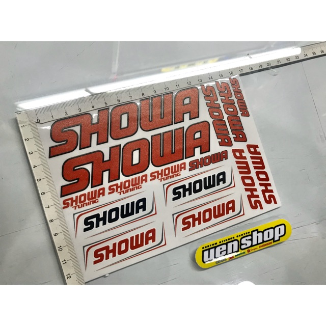 Sticker DECAL SHOWA ABSORBER SET | Shopee Philippines