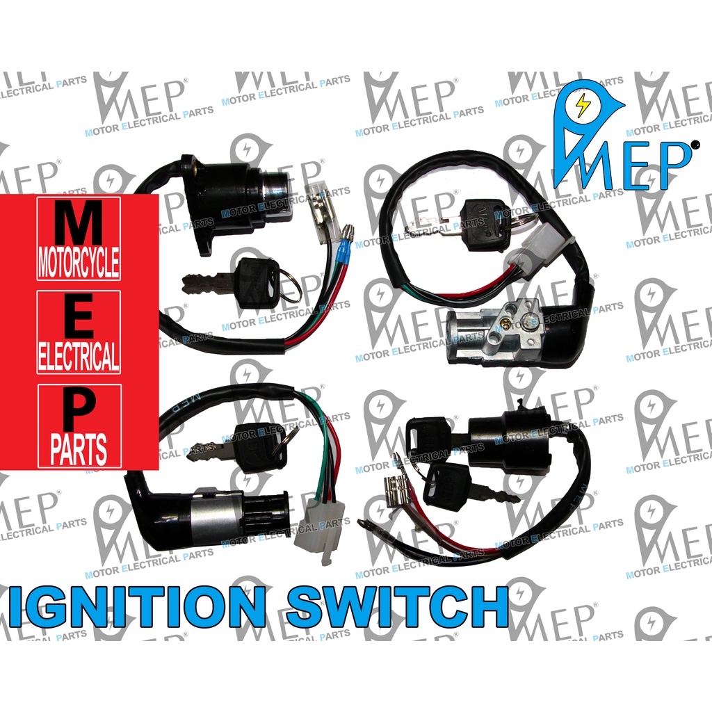 MEP Ignition Switch Original Type For - Xrm, Barako, Wave, Tmx, Mio ...