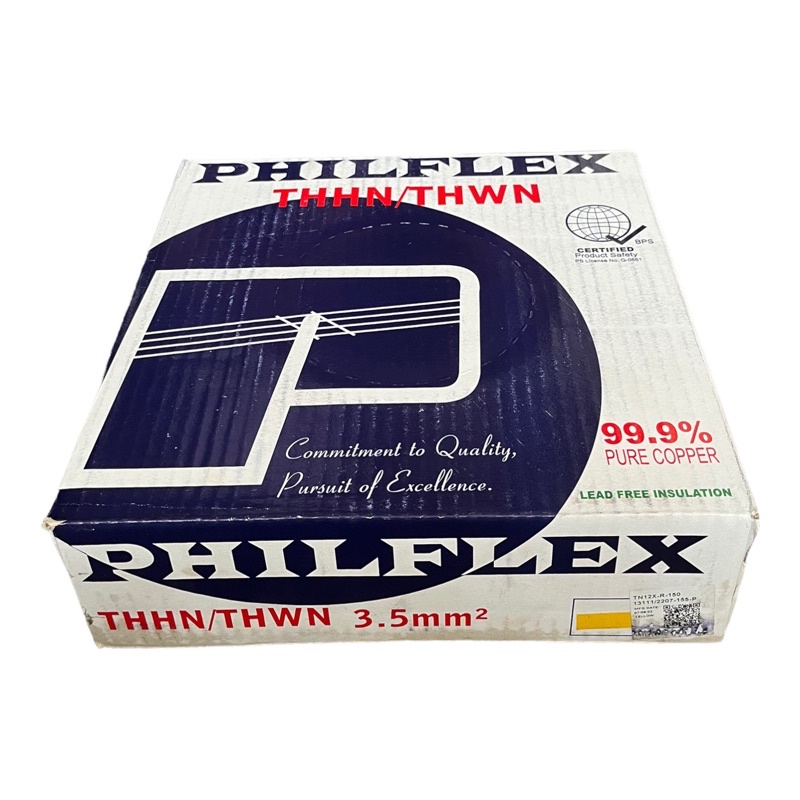 Philflex 2.0mm2-8.0mm2 THHN/THWN-2 Stranded Electrical Wire(150 meters) | Shopee Philippines