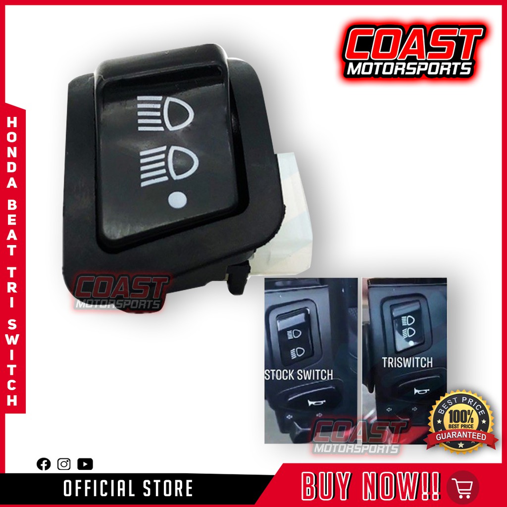 Honda TRI Switch for Beat Fi & V2 Zoomer-X Scoppy Wave Fi 3 Way Swtich ...
