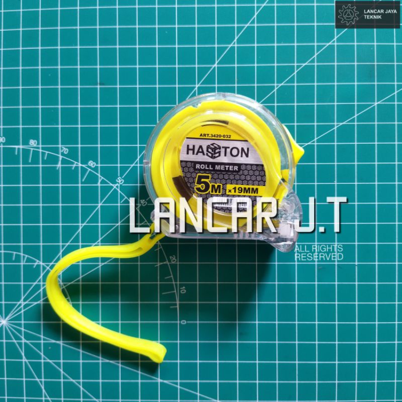 Meteran 5M ROLL METER 5 Meters HASSTON ROLL METER Transparent | Shopee ...