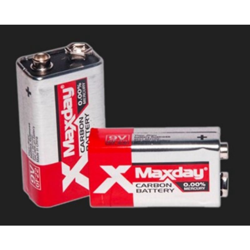 MAXDAY 9V CARBON BATTERY | Shopee Philippines