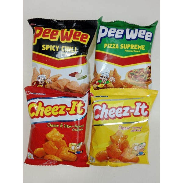 Pee Wee & Cheez-It Snacks 25g | Shopee Philippines