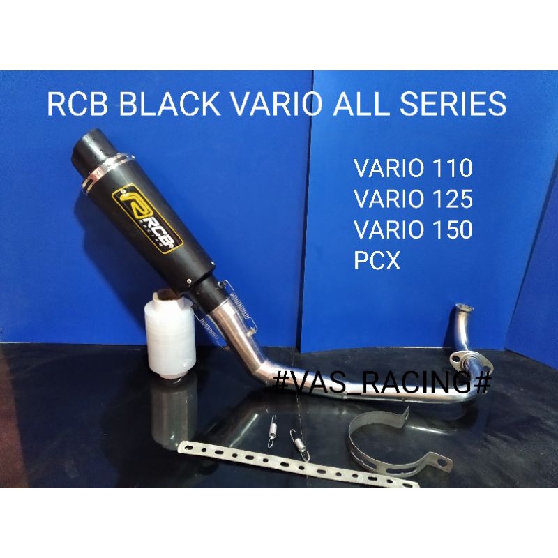 Rcb BLACK VARIO ALL SERIES RACING Exhaust | Shopee Philippines