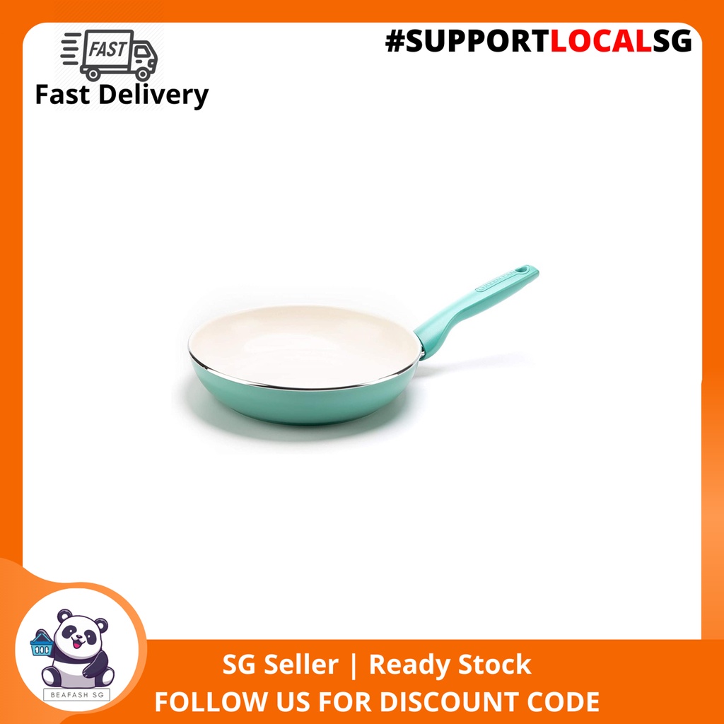 GreenPan Rio Healthy Ceramic Nonstick, Frypan, 7/10" / 12'', / Teal ...