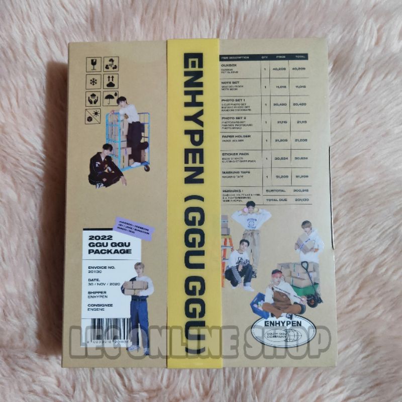 ENHYPEN 2022 GGU GGU PACKAGE TINGI | Shopee Philippines