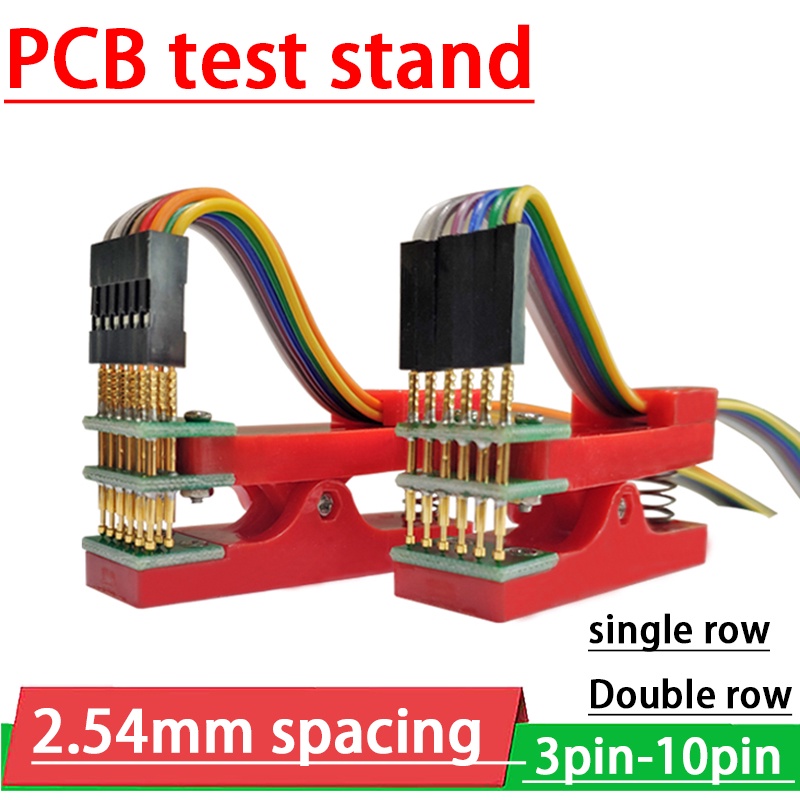 2.54mm 3P 4P 5P 6P 7P 8P 10P PCB Test Stand Debug Download Program ...