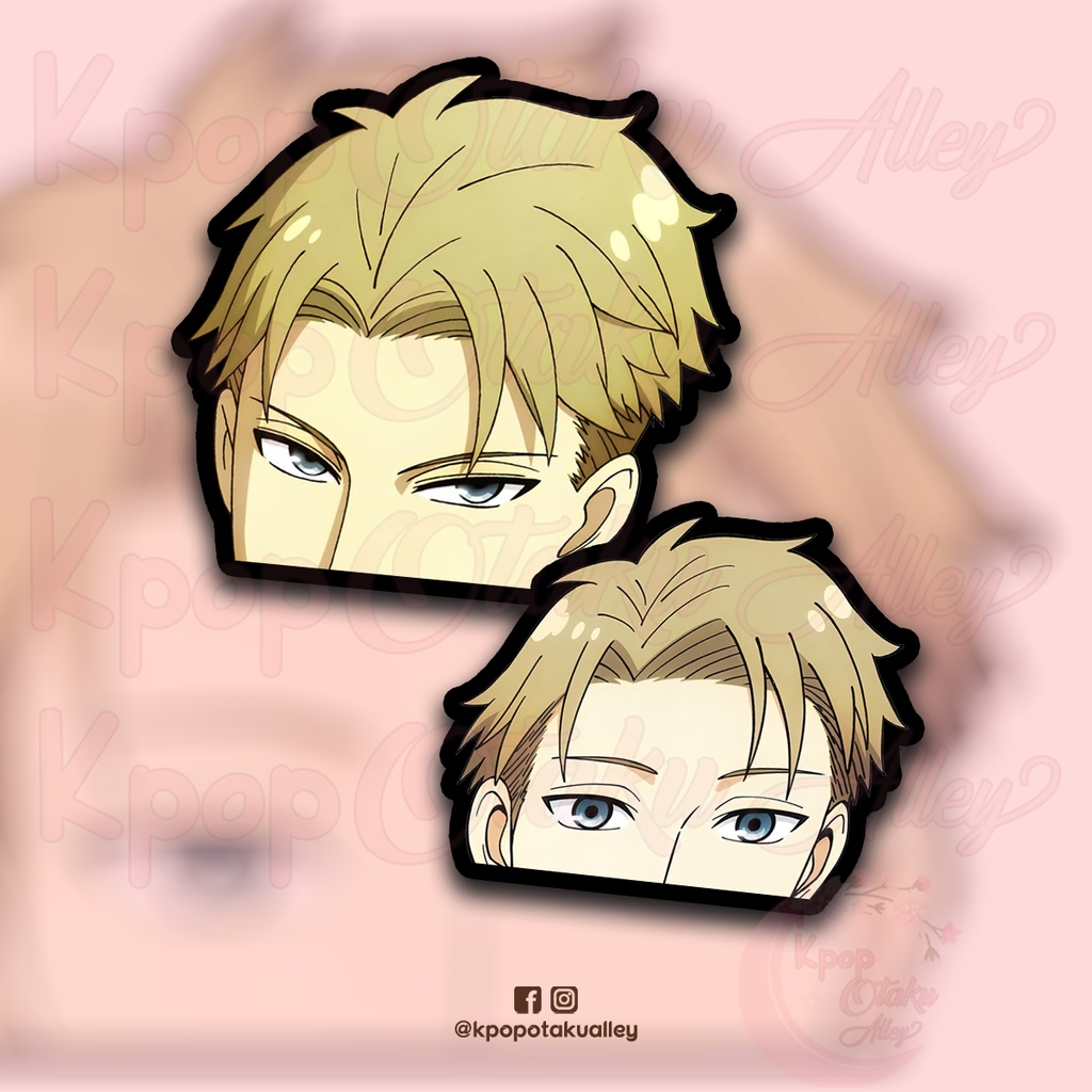 Loid Forger - Spy x Family Peeker Sticker | Kpop Otaku Alley Stickers ...