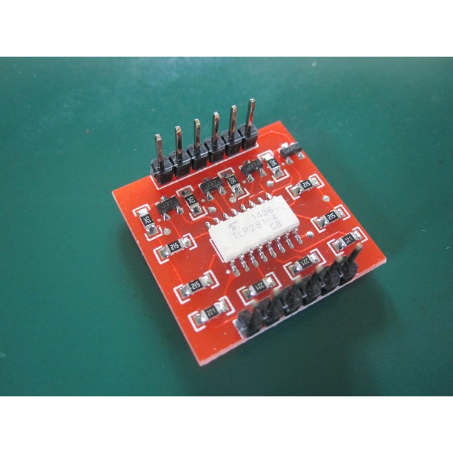 4-Channel Opto-isolator IC Module Arduino High and Low level | Shopee ...