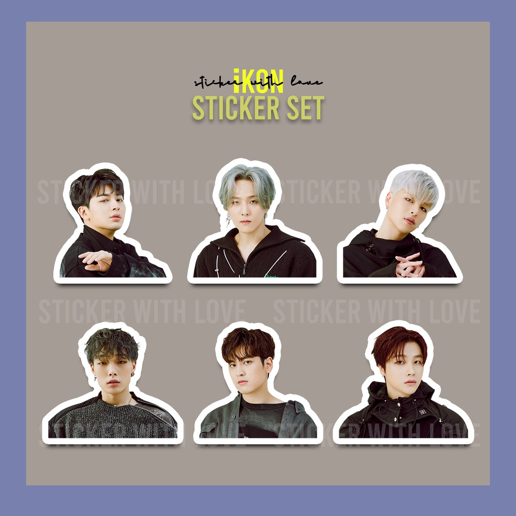 iKON Sticker/Decal Set | Shopee Philippines