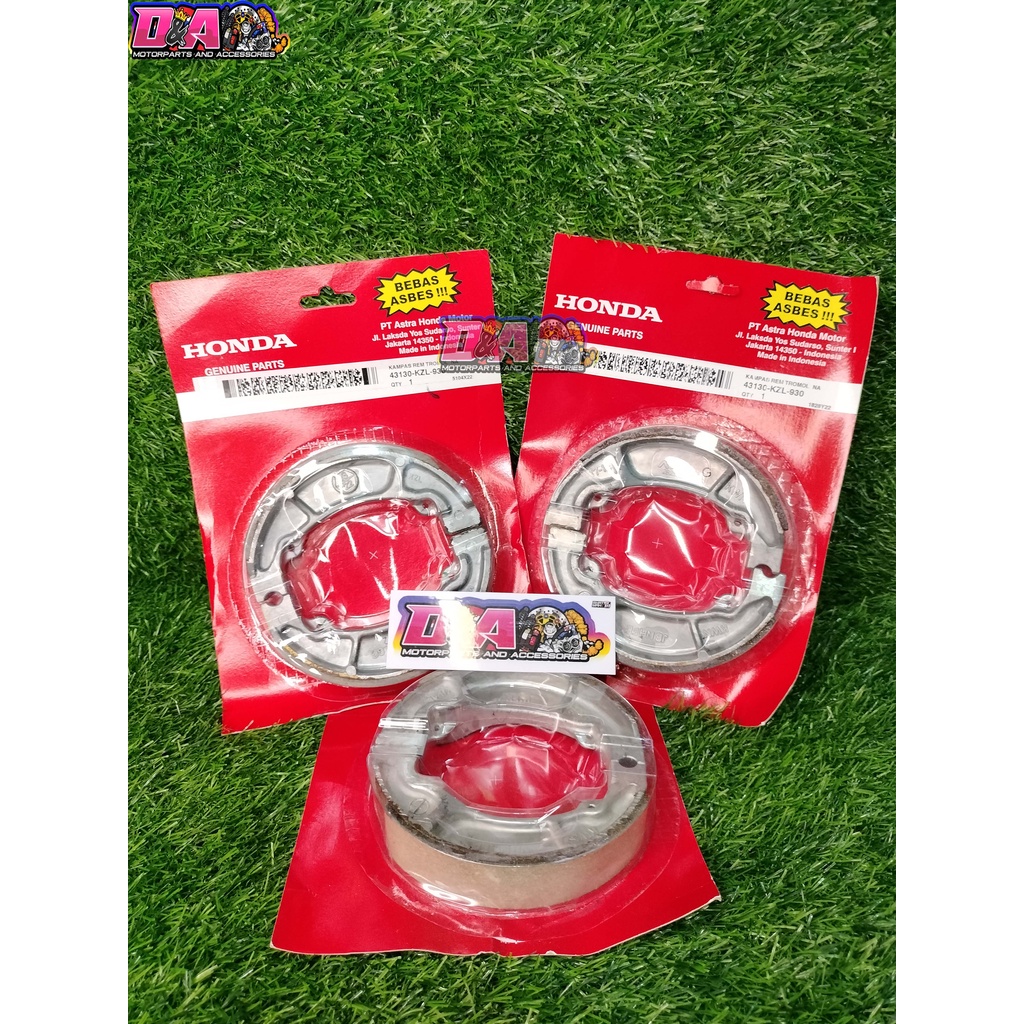HONDA GENUINE BRAKE SHOE BEAT / CLICK / PCX 100% HONDA ORIGINAL ...