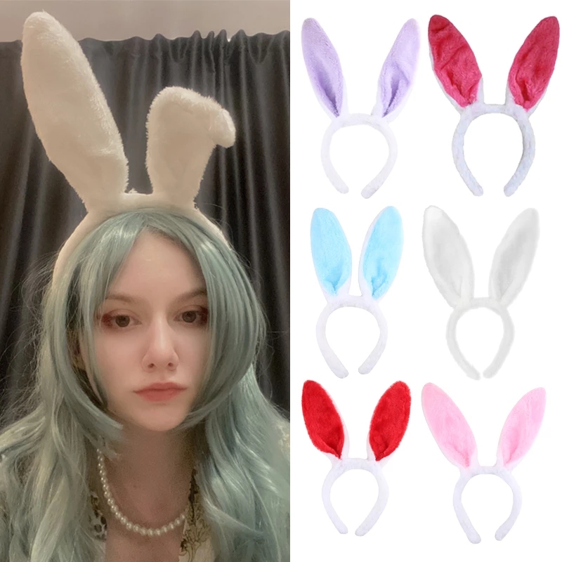 [ Ready Stock ] Easter Plush Bunny Ears Headband/ Cute Rabbit Ears ...