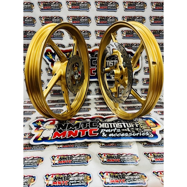 G REN MAGS GR5 W/ DISC PAIR F1.20/17 R 1.40/17/ 1.6/1.85/17 RAIDER150 ...