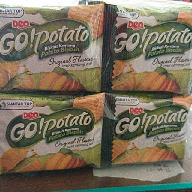 Go potato potato Biscuits 1 Pack Contents 20 bks | Shopee Philippines