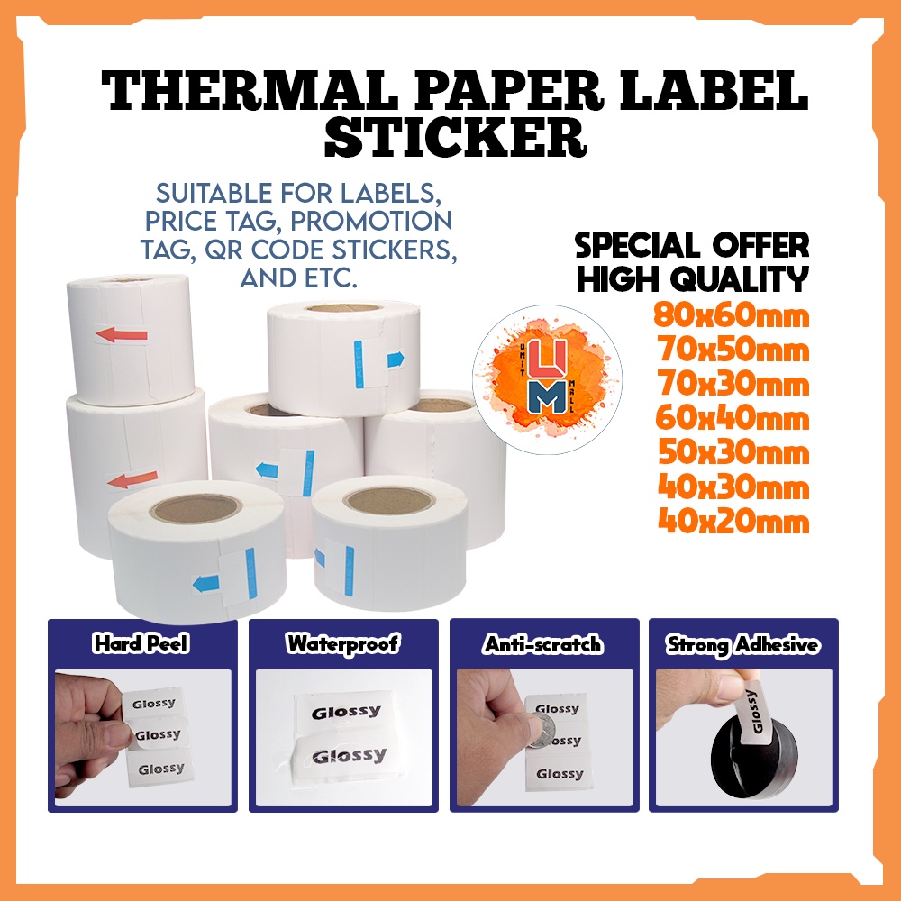 Three-proof Thermal Sticker Paper , Barcode Sticker , Label Sticker for ...