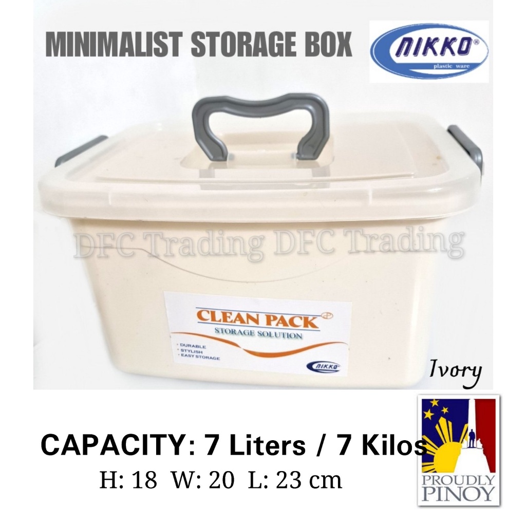 7 Liters Clean Pack Storage Solution Neutral Minimalist Multi-Purpose ...