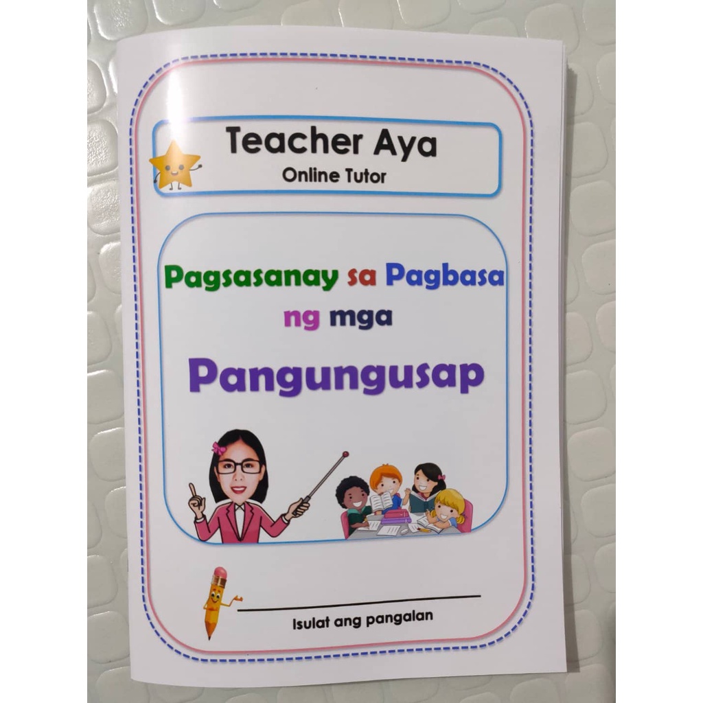 Teacher Aya's Booklet - ABC Alphabet, ABAKADA, English Sentences, Sight ...