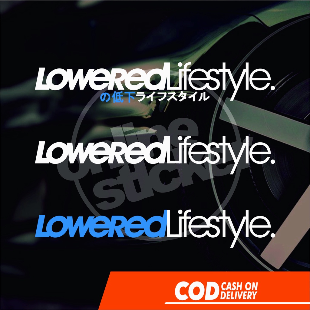 Lowred Life Style Sticker | Cutting works | Shopee Philippines