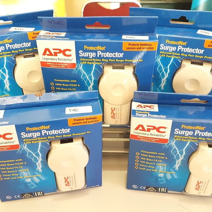Apc PNET1GB SURGE PROTECTOR UTP CAT5 CAT6 LAN PROTECTNET ORIGINAL APC ...