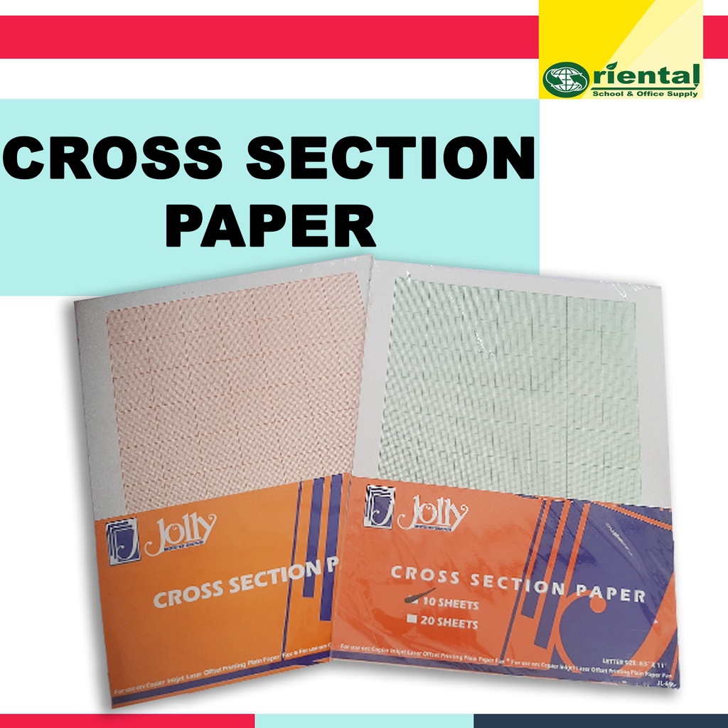 Cross Section Paper - 10 sheets and 20 sheets Repack Papers - 8.5 x 11 ...