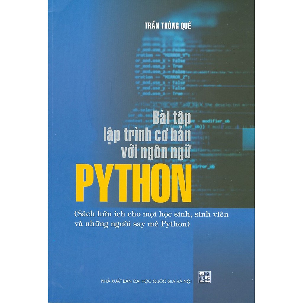 Book - Basic Programming Exercises with Python Language - Tran Thong ...