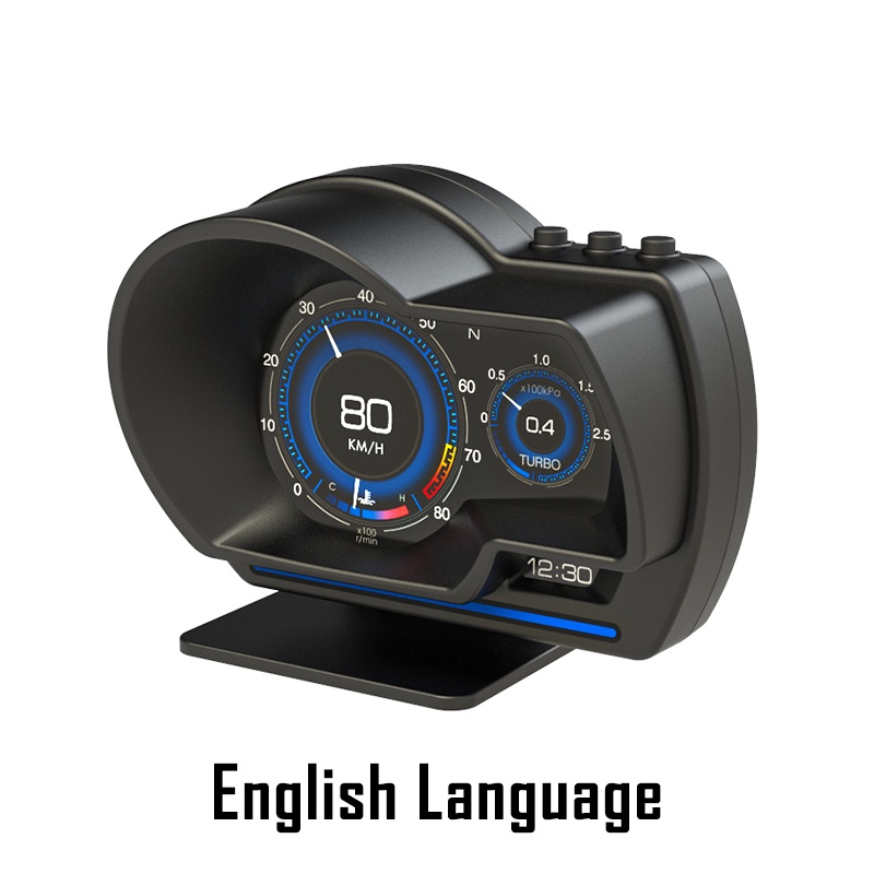 OBD2 HUD A500 Speedometer GPS+OBD OBD2 Digital Scanner Alert ...