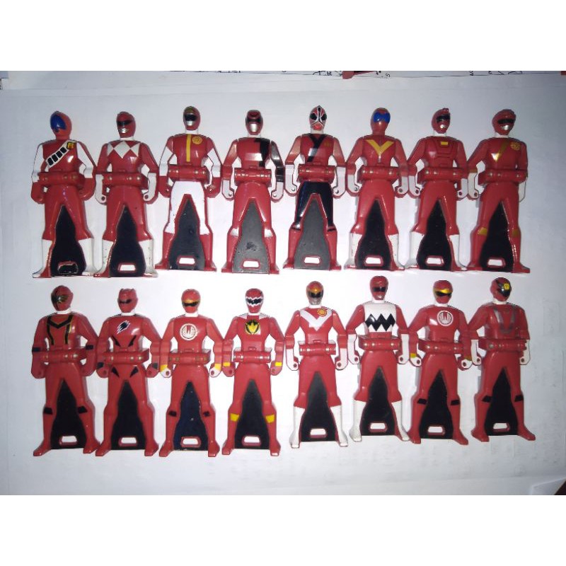 Forever Red Super Sentai Keys - Red Power Ranger Keys | Shopee Philippines