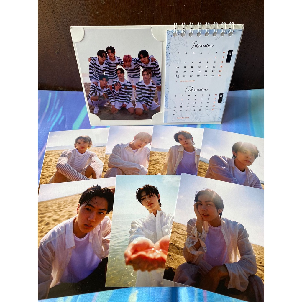 Pop UP CALENDAR 2022 ENHYPEN CHANGEABLE CALENDAR | Shopee Philippines