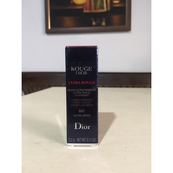 Christian Dior Lipstick #641 ULTRA SPICE (Made in France) | Shopee ...