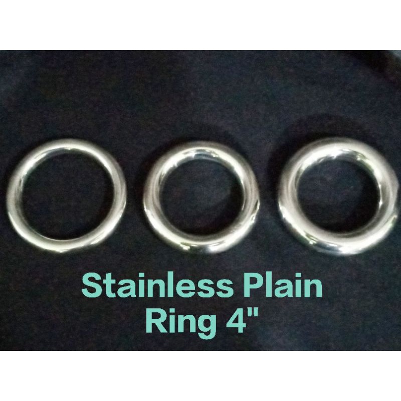 Stainless Plain Ring 4" dia T-304 ( railing/door/gates/house ...