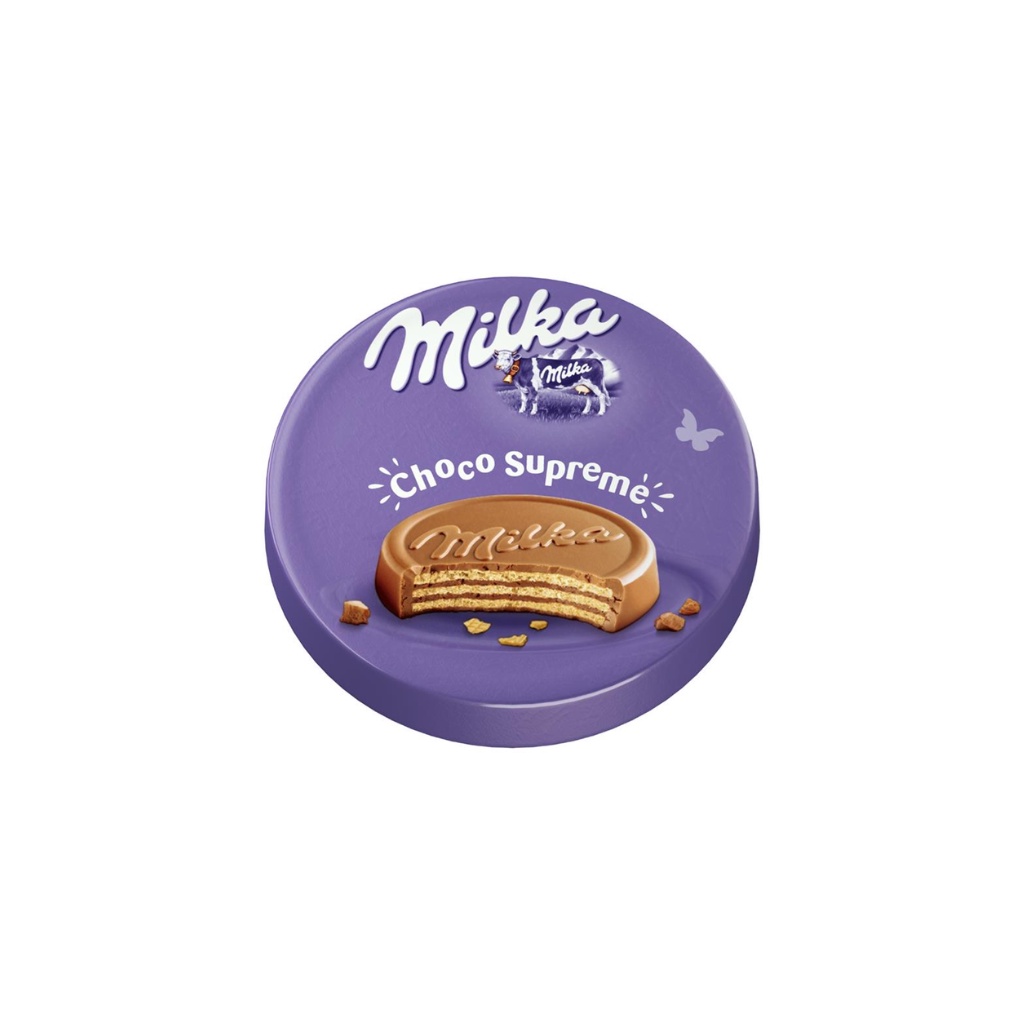 [Milka] Choco Supreme Wafer 30g 3 Layers Milk Chocolate Cream Biscuit ...