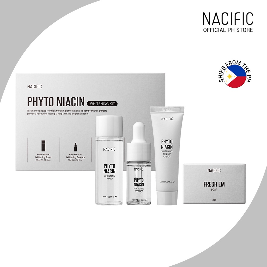 Nacific Phyto Niacin Whitening Kit (4pc Set) | Shopee Philippines