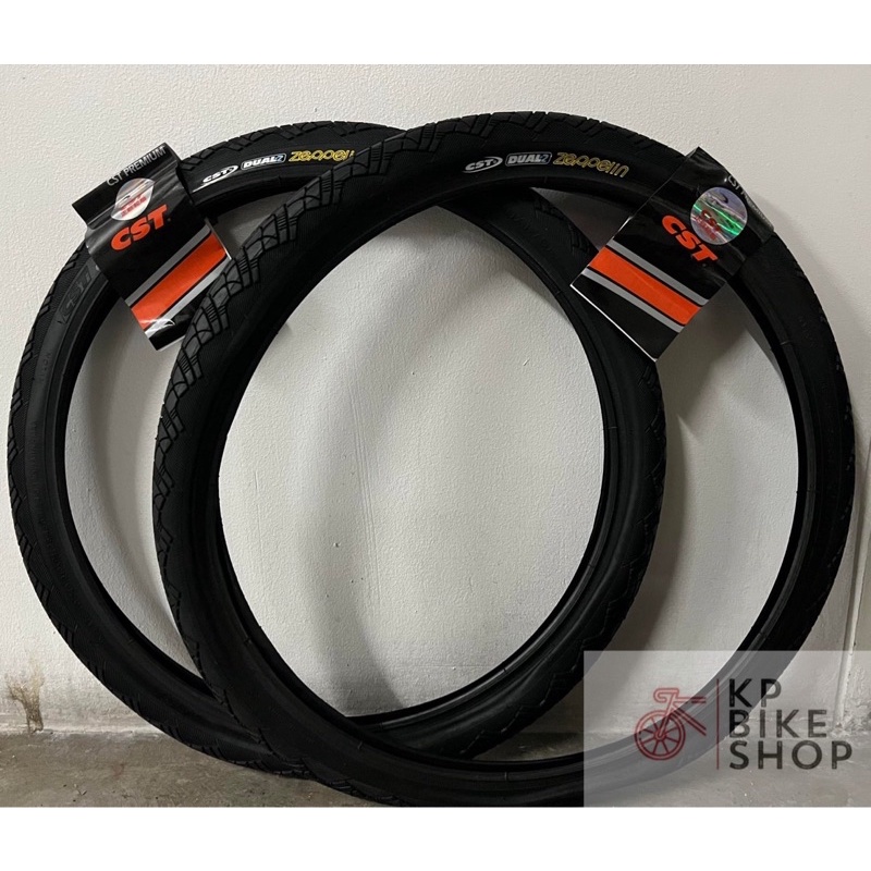 CST DUAL2 ZEPPELIN 20x1.5 20x1.75 type 406 tire for folding bike and minivelo | Shopee Philippines